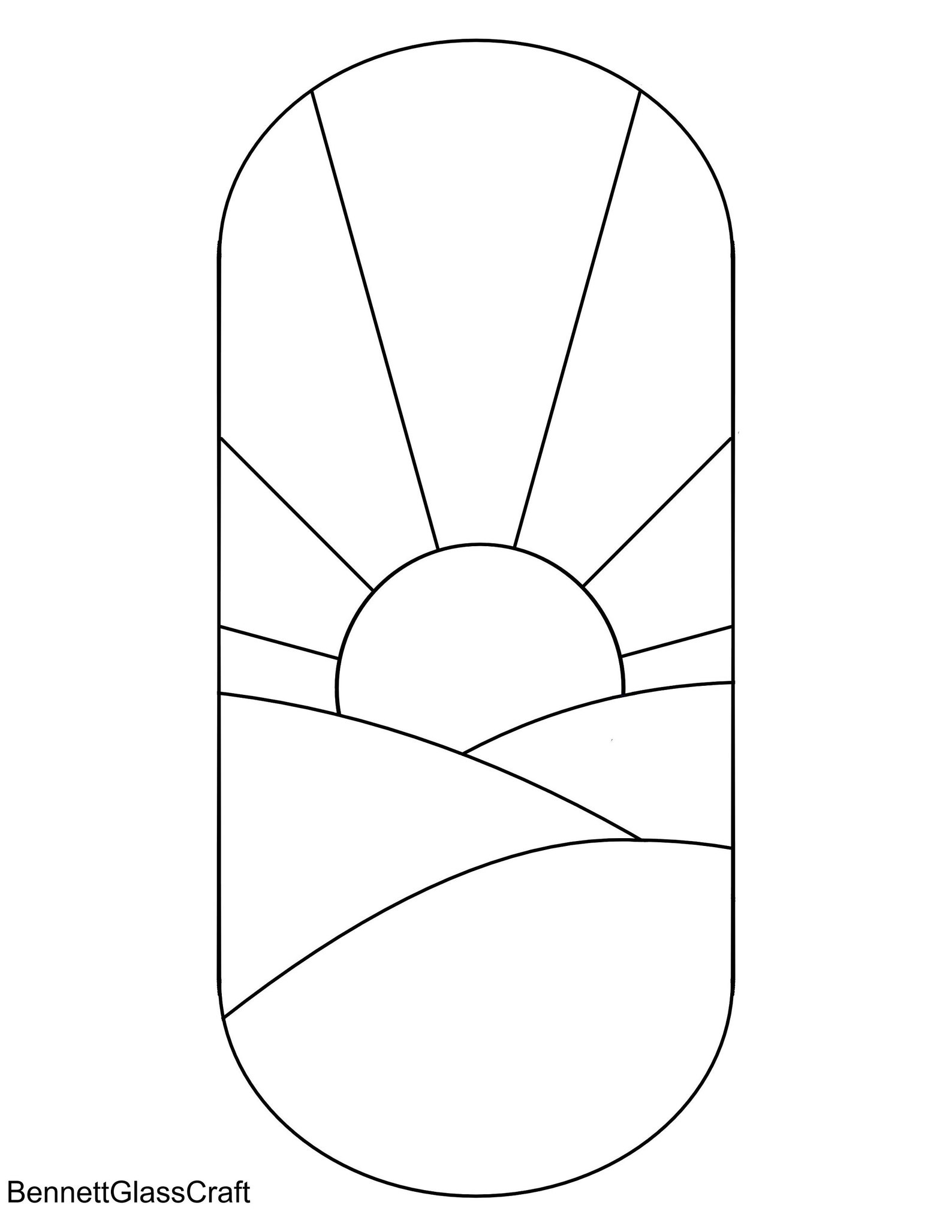 Sun Catcher, Stain Glass Pattern, Sun Rise - Etsy