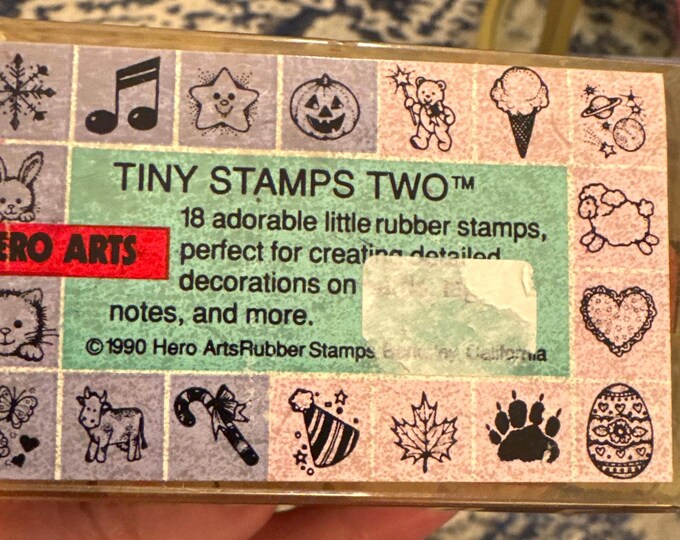 Hero Arts 18 Tiny Rubber Stamps | Card Making, Paper Crafts ...