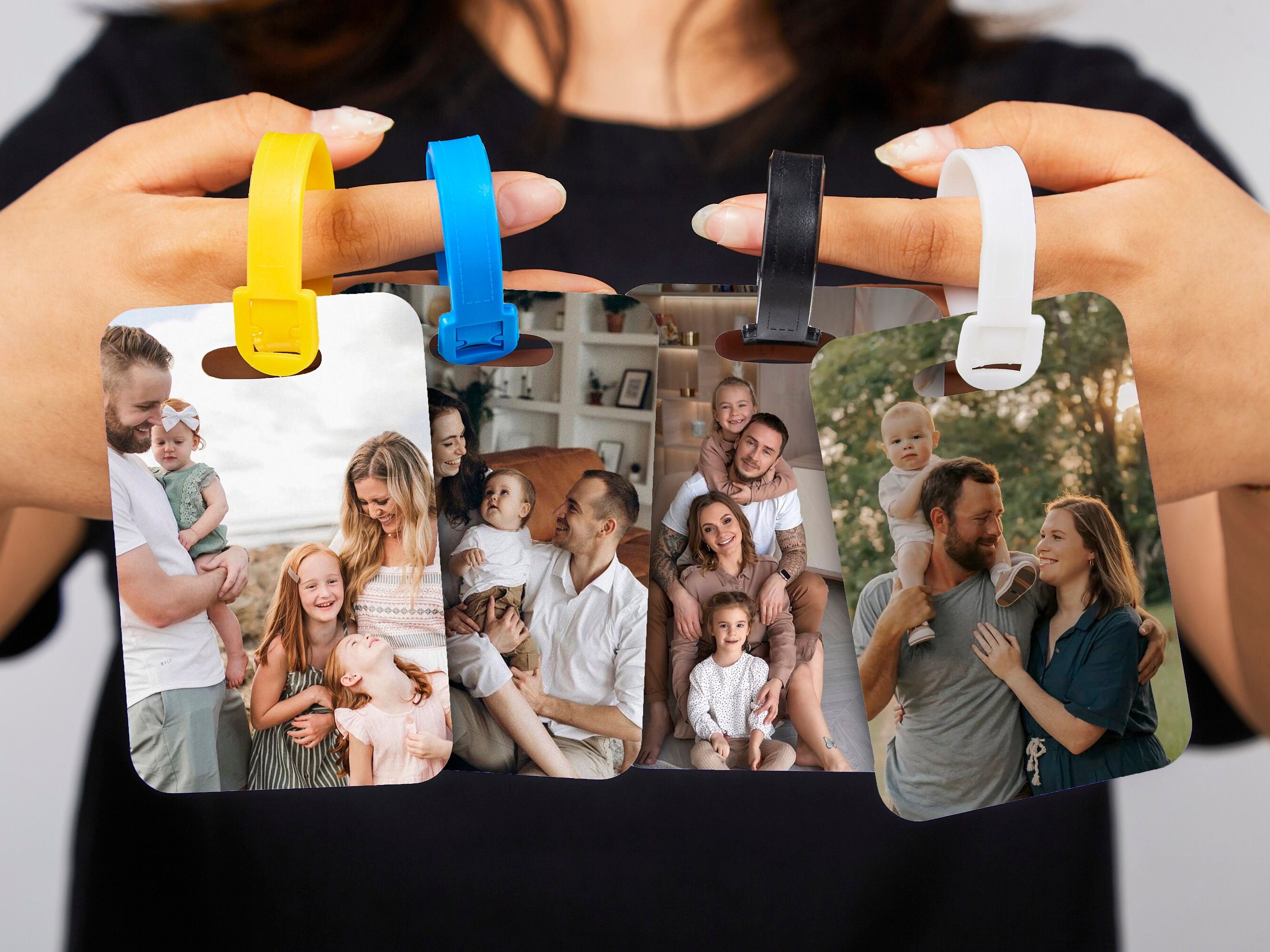 Personalized Luggage Tags Custom Photo Luggage Tags - Etsy