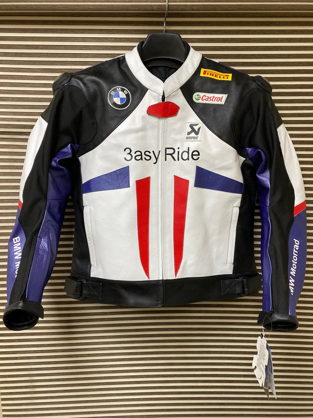 Bmw Easyride Motorbike Racing Leather Jacket-cowhide Leather and ...