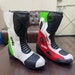 Aprilia Motorbike Racing Leather Boots-cowhide Leather and Certified ...