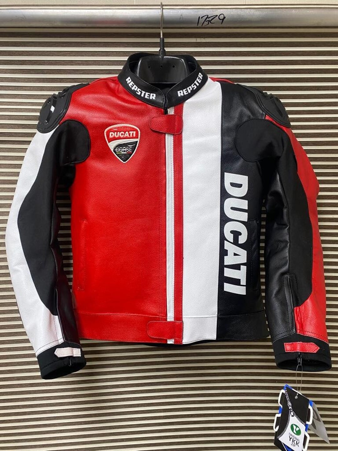 Ducati Corse Motorbike Racing Leather Jacket-cowhide Leather and ...