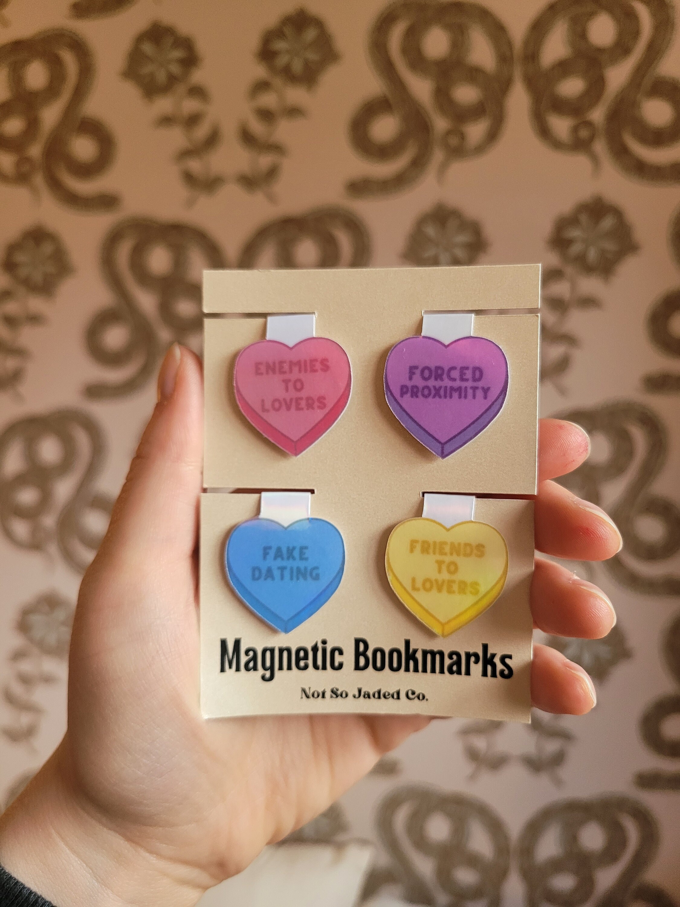 Romance Magnetic Bookmark Pack - Etsy