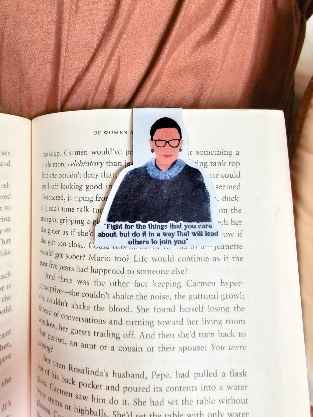 RBG Magnetic Bookmark | Ruth Bader Ginsburg Bookmark | Feminist ...