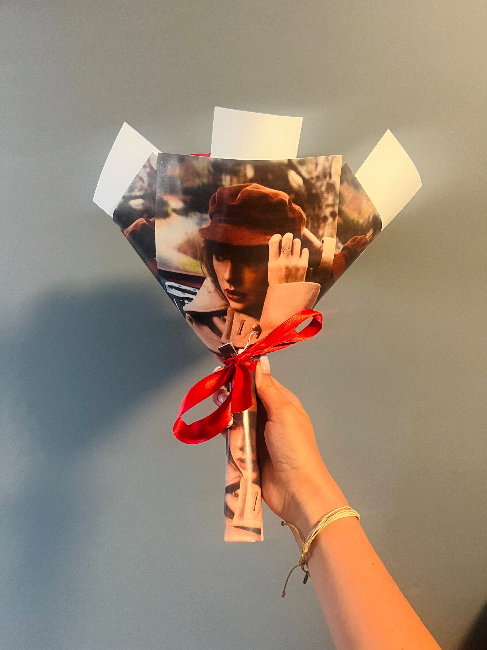 Taylor Swift Red Flower Bouquet - Etsy