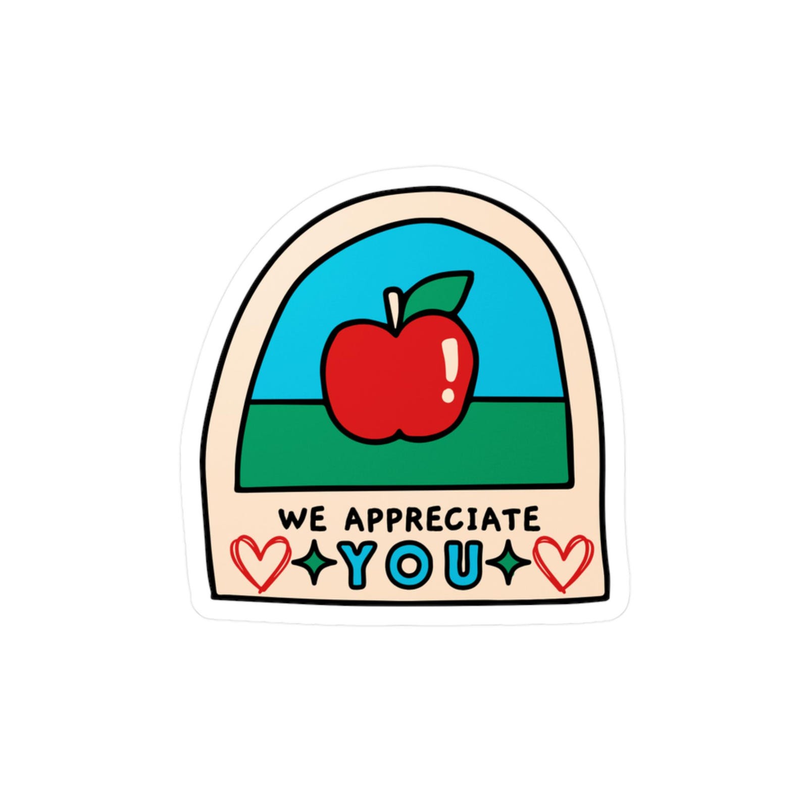 Teacher Appreciation Sticker, Office, School, Teacher Gifts, Cute ...