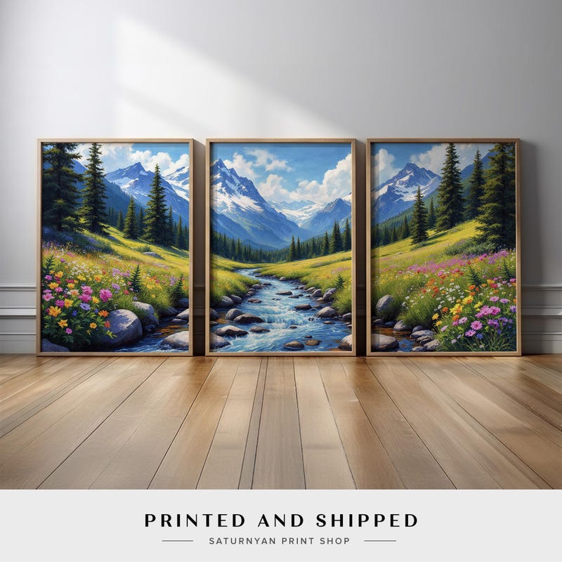 Alpine Painting - Etsy