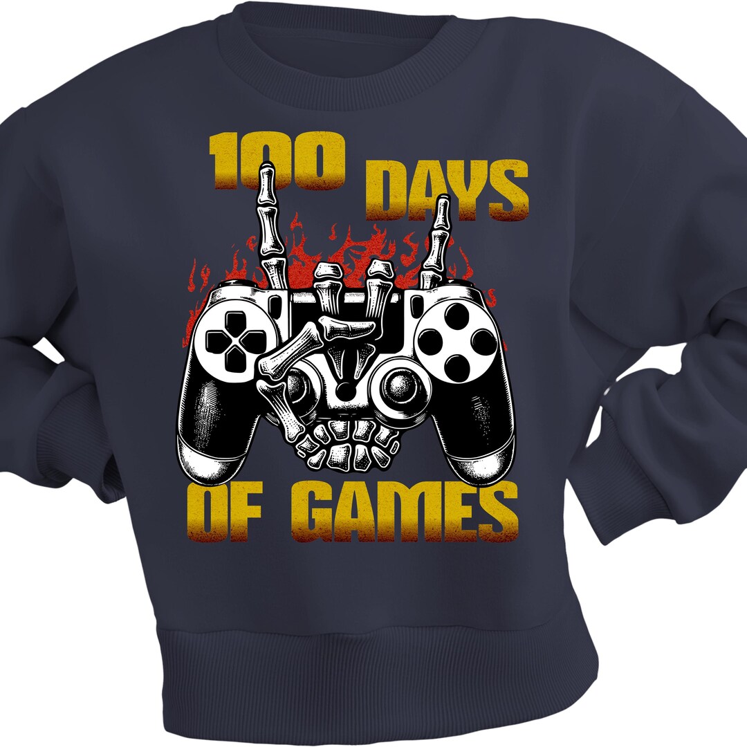 100 Days of Game Png, 100th Day of School PNG, 100 Days Game Png, Game ...