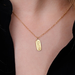 24k Gold Filled Stick O' Butter Necklace Baker Gift for Chef Gold ...