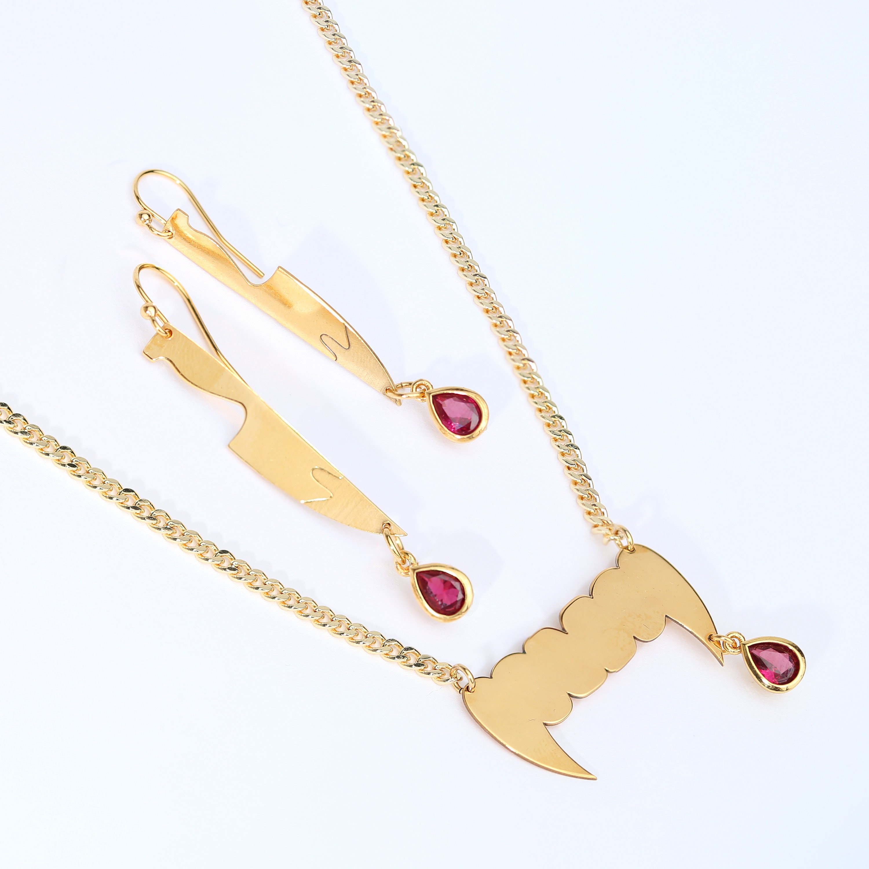 24k Gold Fill Bloody Dagger Earrings · Witchy Halloween Gift · Spooky ...