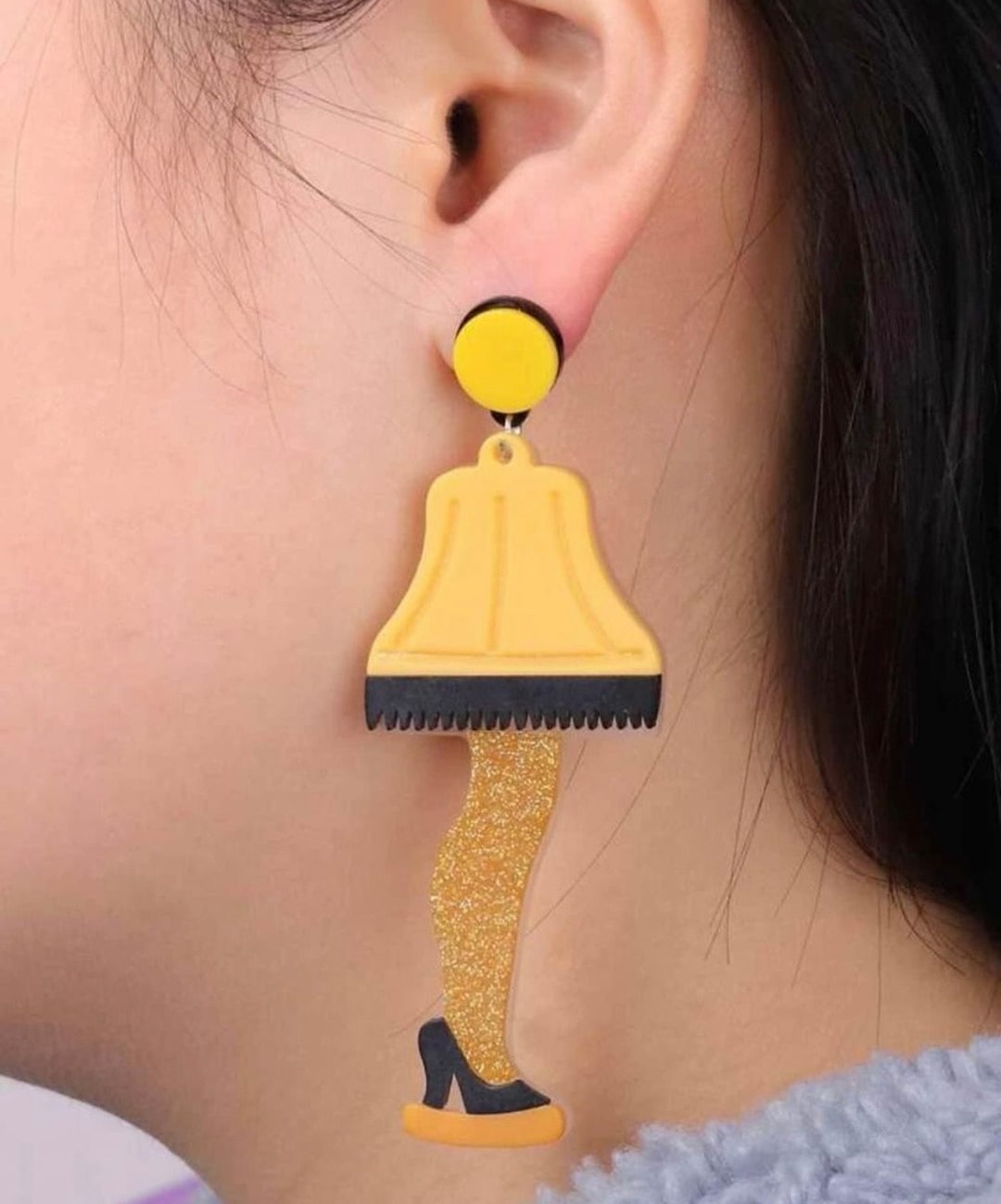 New A Christmas Story the Leg Lamp Earrings Super Cute - Etsy