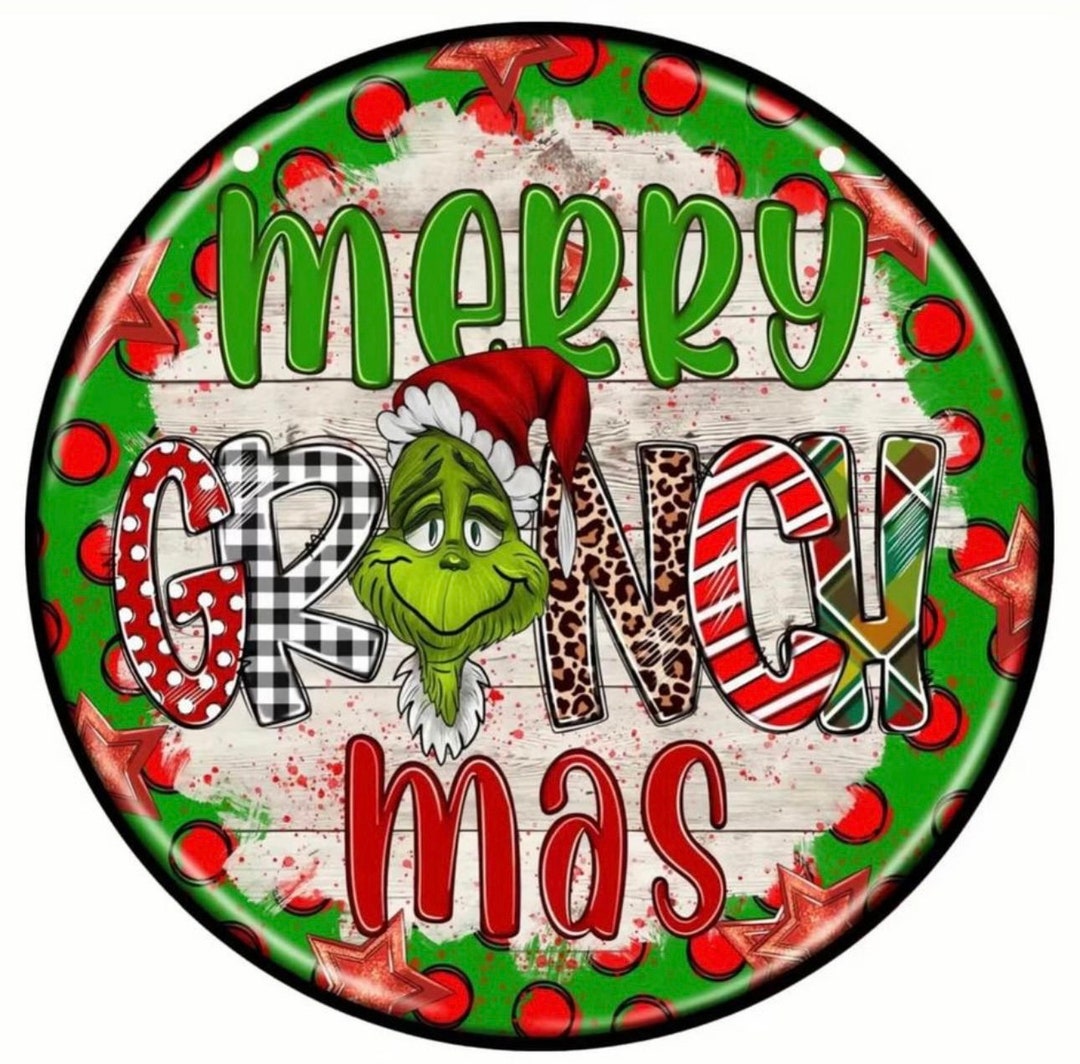 New Grinch Wood Sign - Etsy