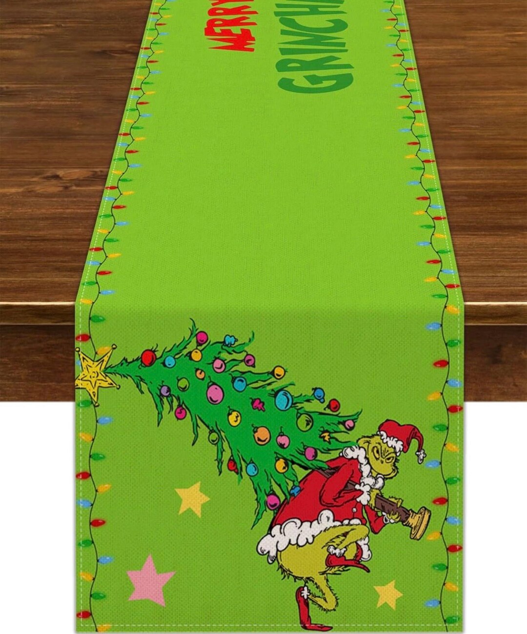 New the Grinch Max & Cindy Lou Who Table Runner 13x72 - Etsy