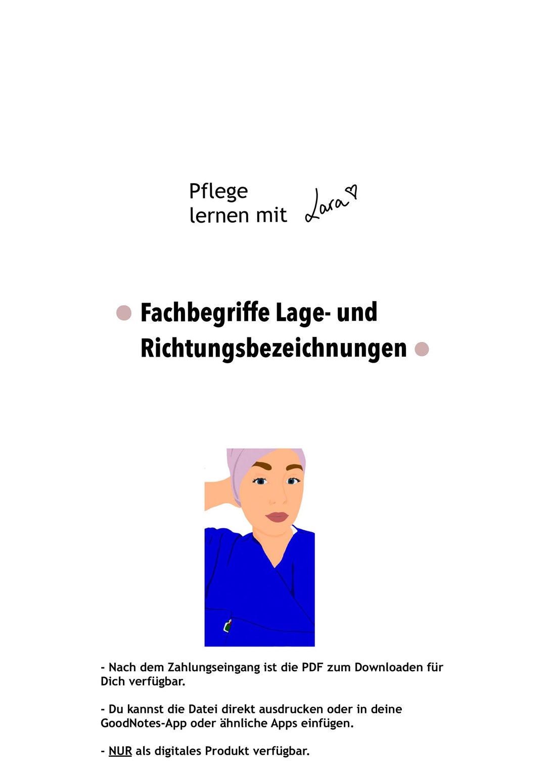 Learning Sheet position and Direction Designation Nursing - Etsy