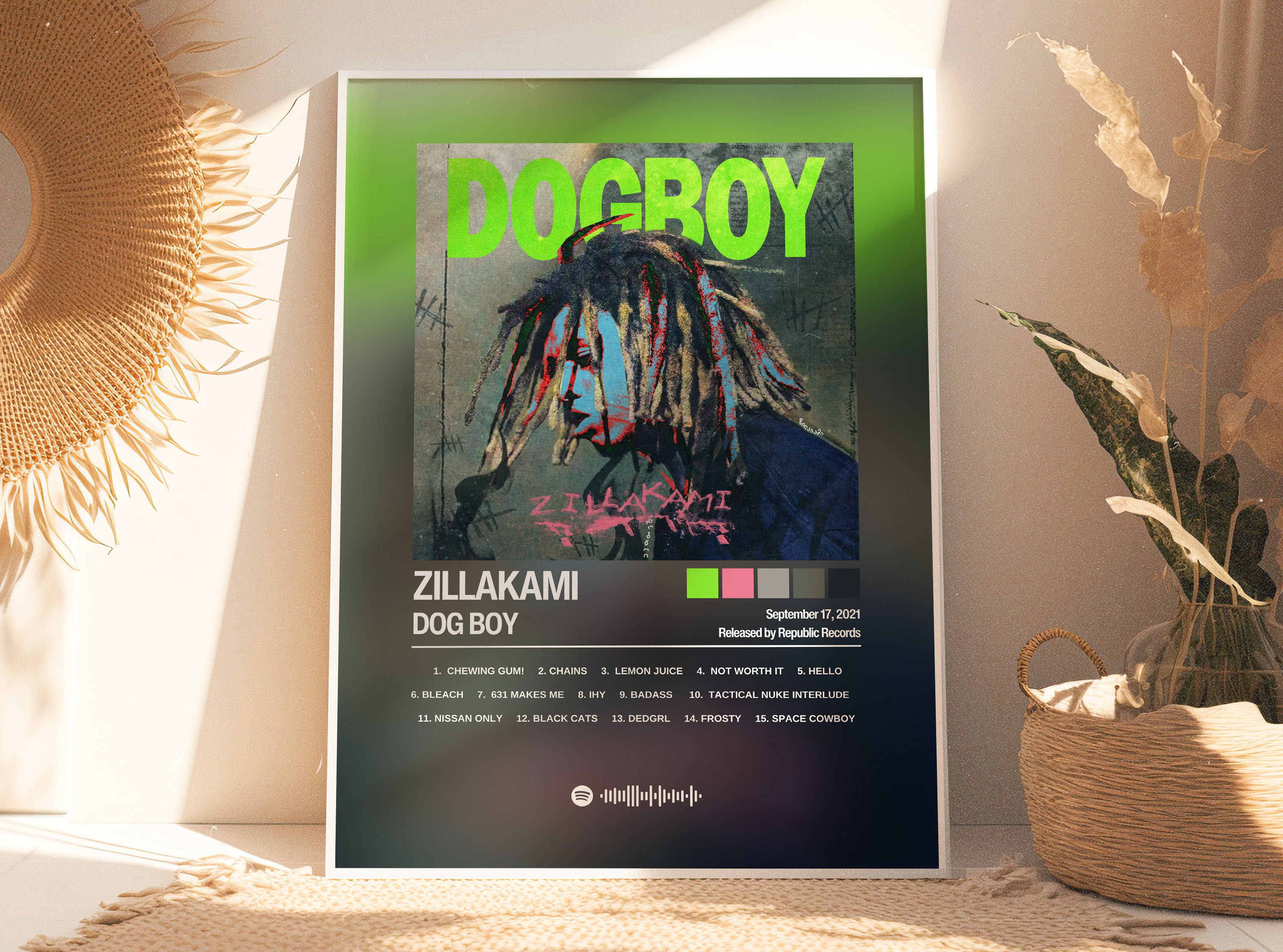 Zillakami Poster | Dog Boy Poster | Album Art | Album Cover Posters ...