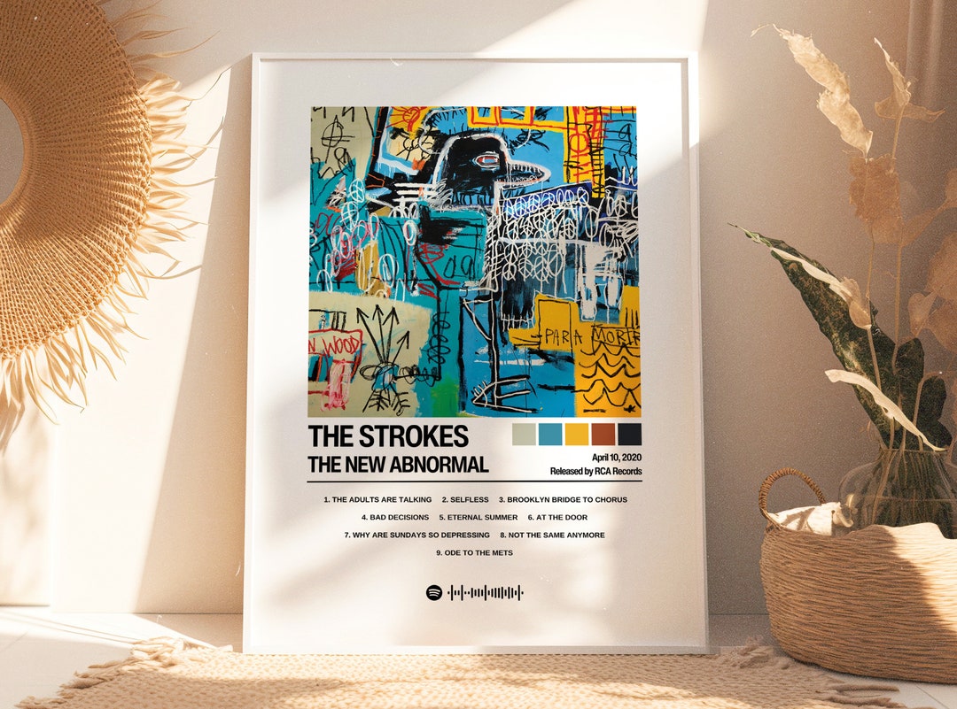 The Strokes Poster the New Abnormal Poster Album Art Album Cover ...