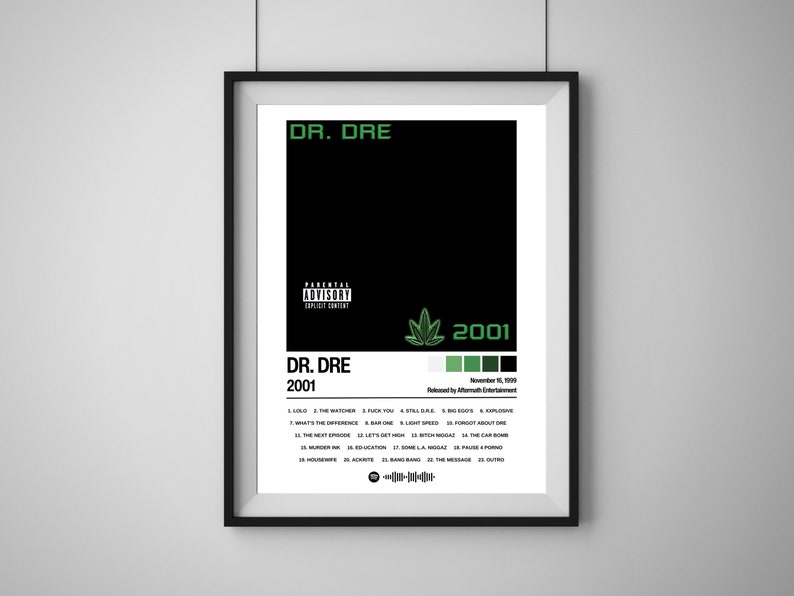 Dr. Dre Poster 2001 Poster Album Art Album Cover Posters - Etsy