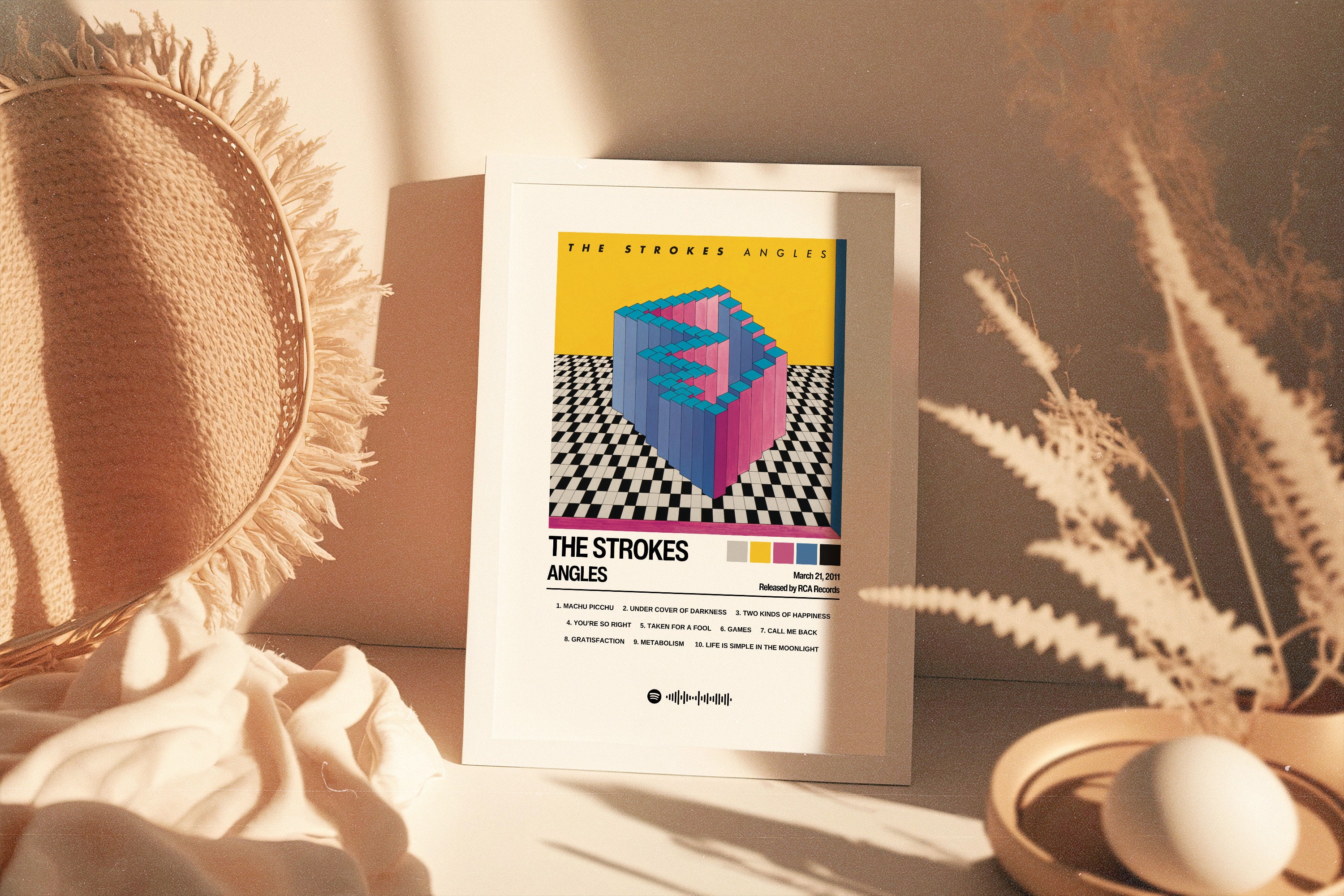 The Strokes Poster | Angles Poster | Album Art | Album Cover Posters ...