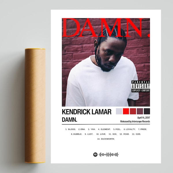 Kendrick Lamar Damn Poster - Etsy