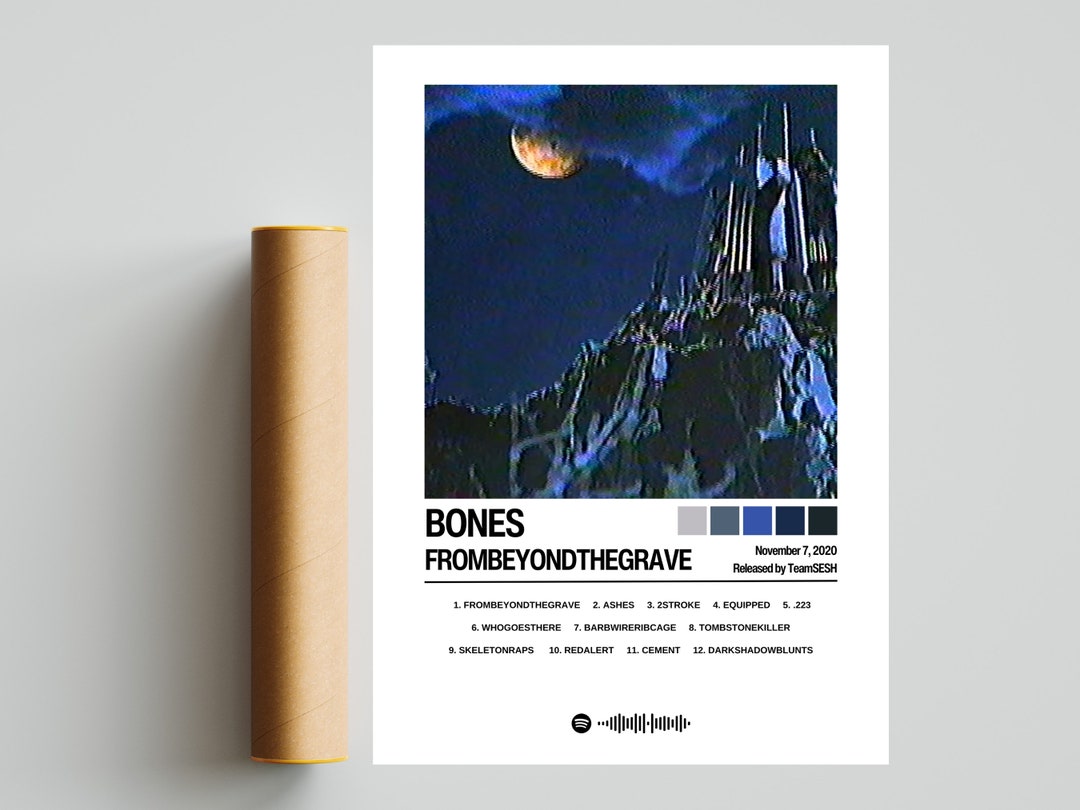 BONES Poster Frombeyondthegrave Poster Album Art Album - Etsy