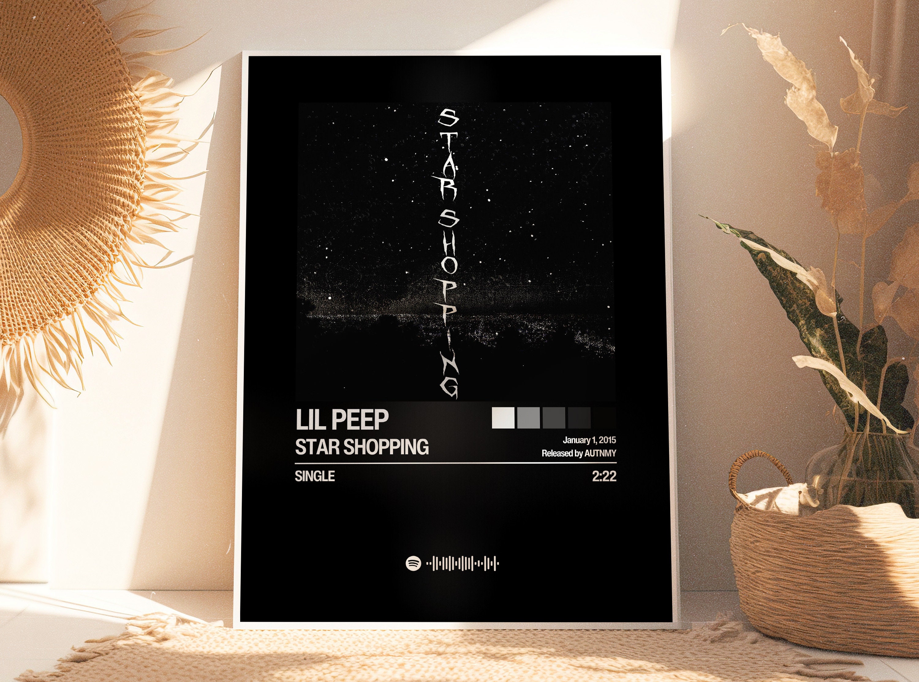 Lil Peep Poster | Star Shopping Poster | Album Art | Album Cover ...