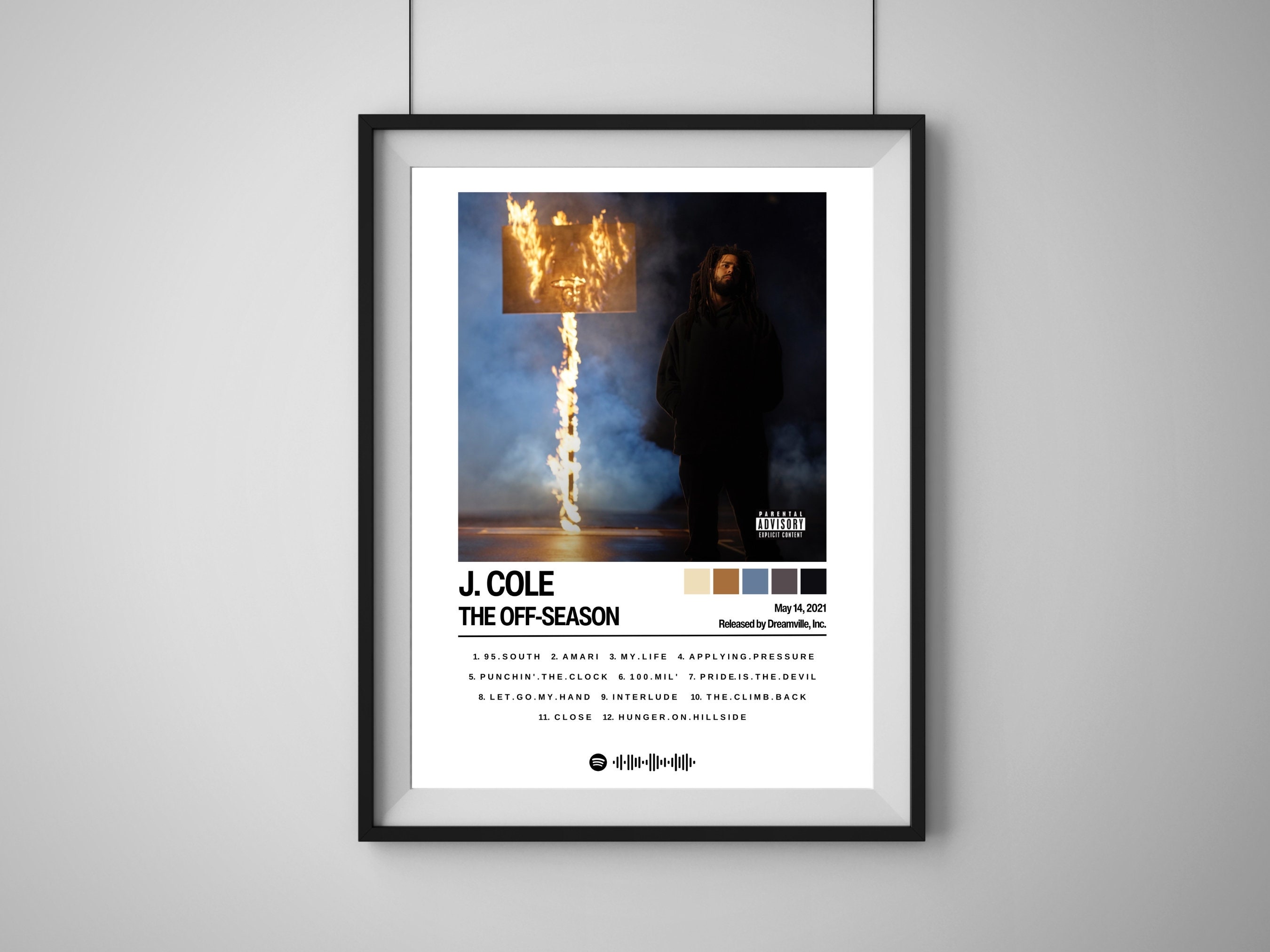 J. Cole Poster | The Off-Season Poster | Album Art | Album Cover ...