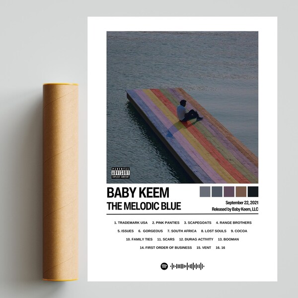 Baby Keem Melodic Blue Posters - Etsy