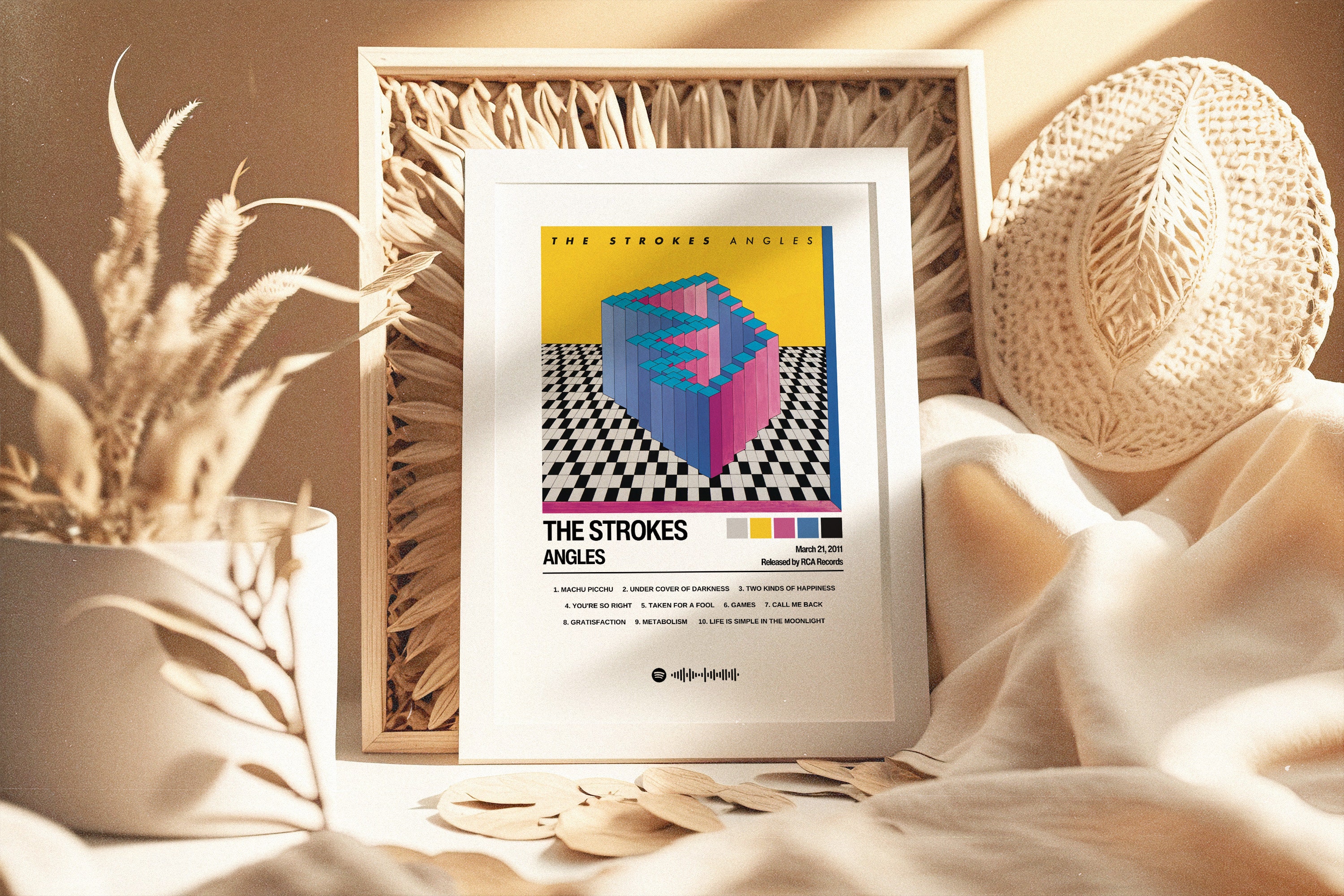 The Strokes Poster | Angles Poster | Album Art | Album Cover Posters ...