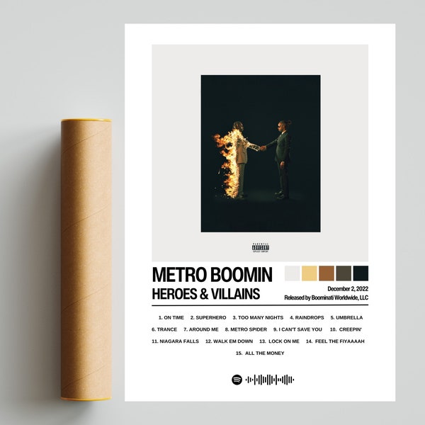 Heroes and Villains Poster - Etsy