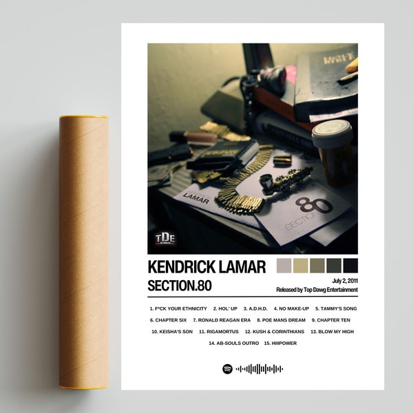 Kendrick Lamar Poster - Etsy