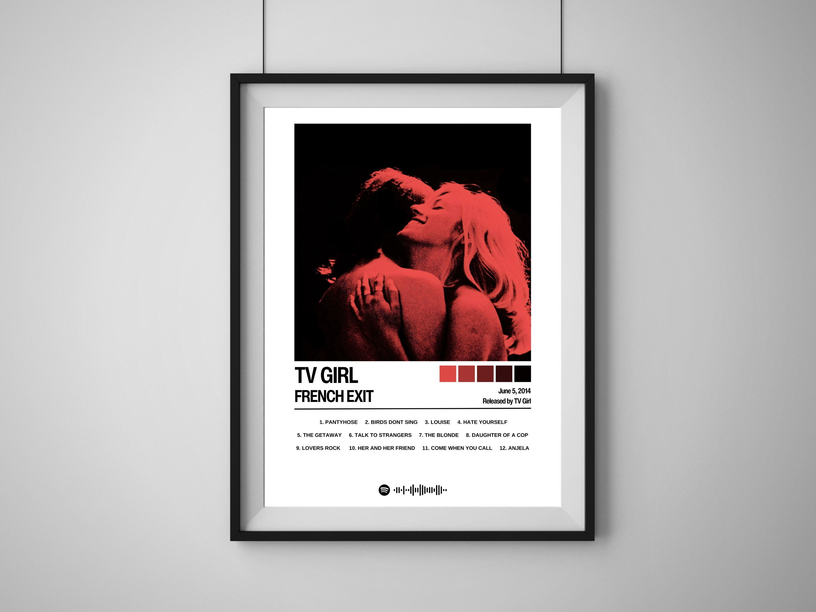 TV Girl Poster | French Exit Poster | Album Art | Album Cover Posters ...