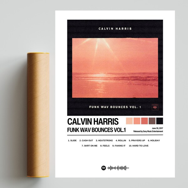 Calvin Harris Poster - Etsy