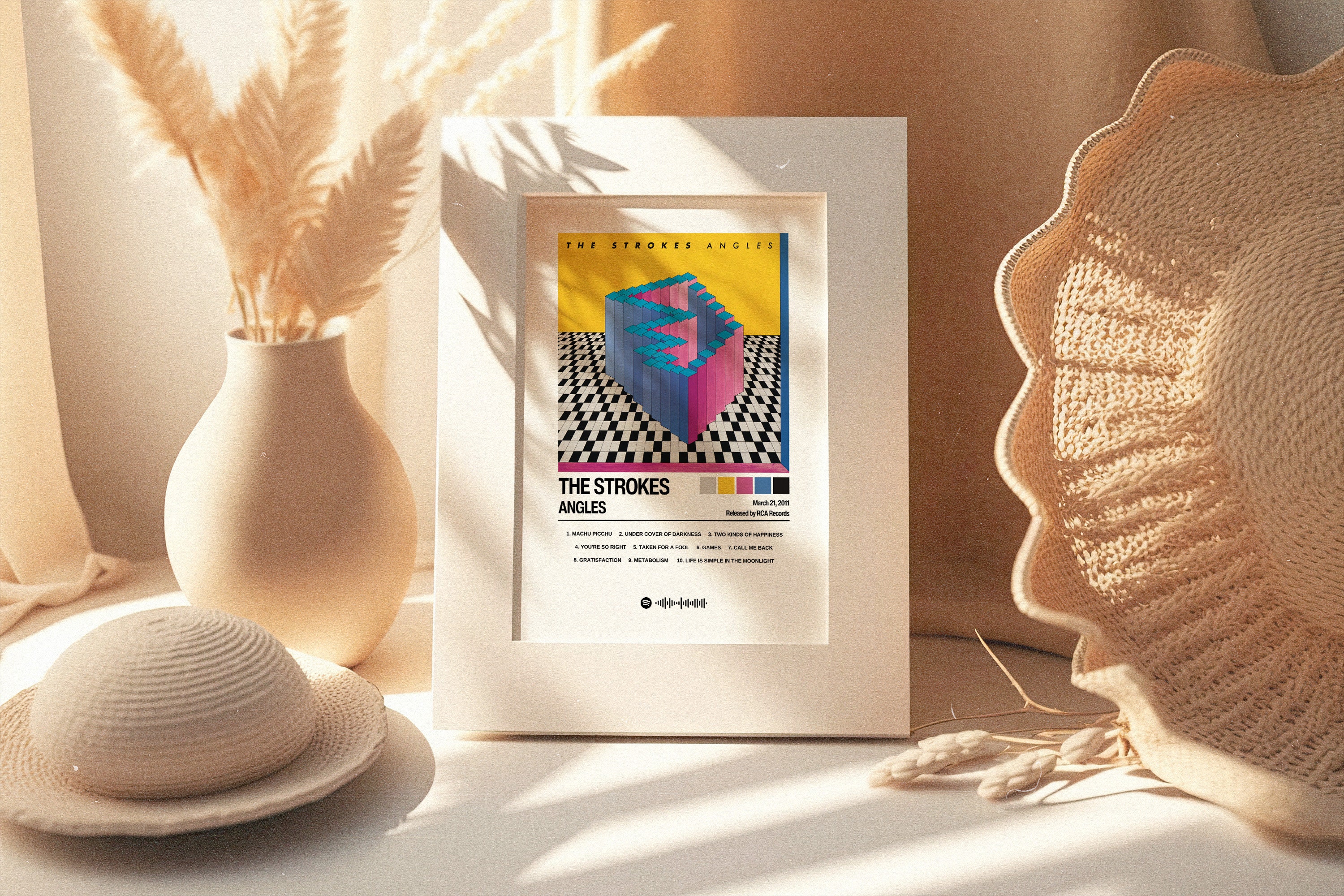 The Strokes Poster | Angles Poster | Album Art | Album Cover Posters ...