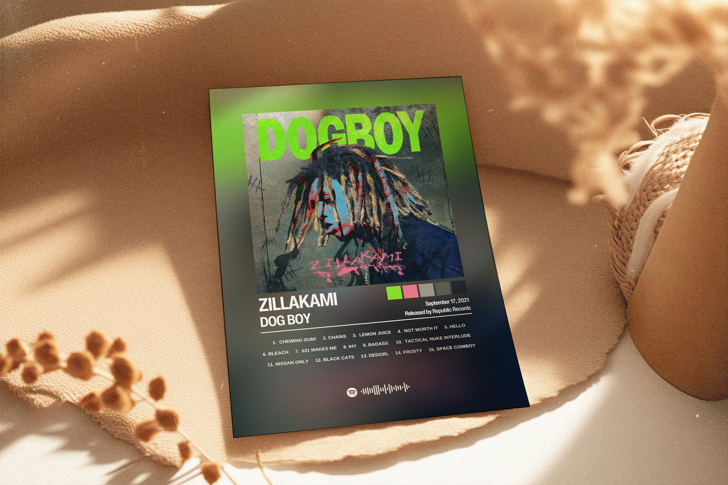 Zillakami Poster | Dog Boy Poster | Album Art | Album Cover Posters ...
