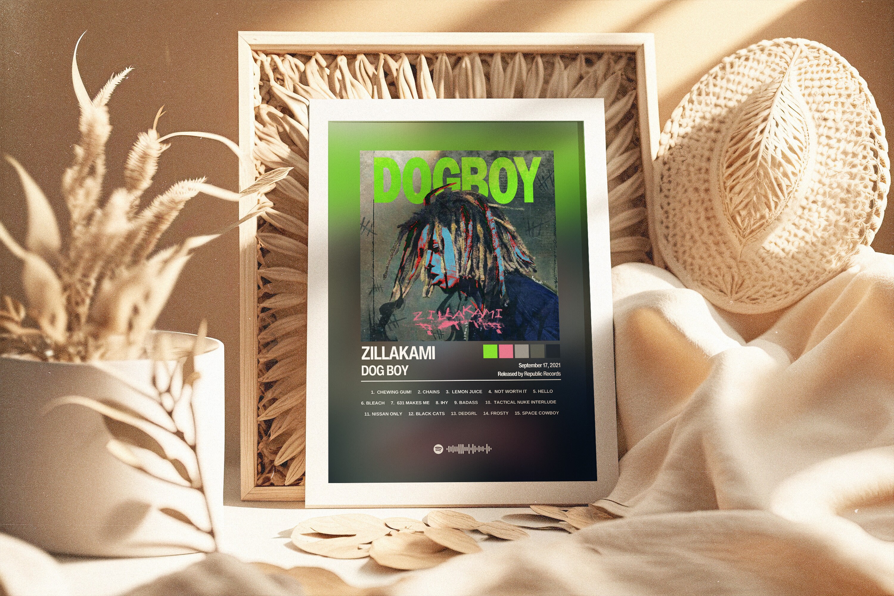 Zillakami Poster | Dog Boy Poster | Album Art | Album Cover Posters ...