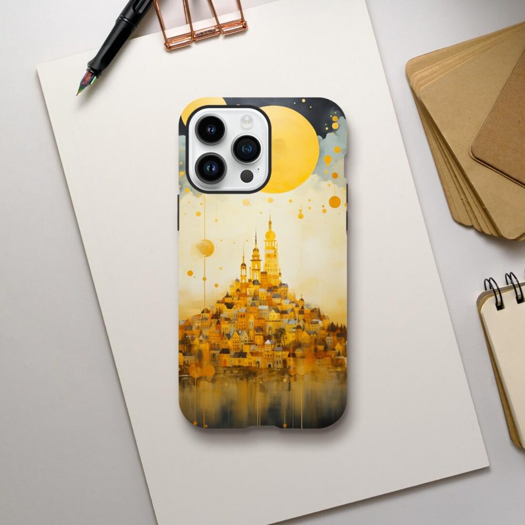 Whimsical Skyline 4 Tough Case for iPhone - Etsy