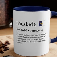 Saudade Mug Brazil Gift for Brazilian Portuguese Gift Saudade ...