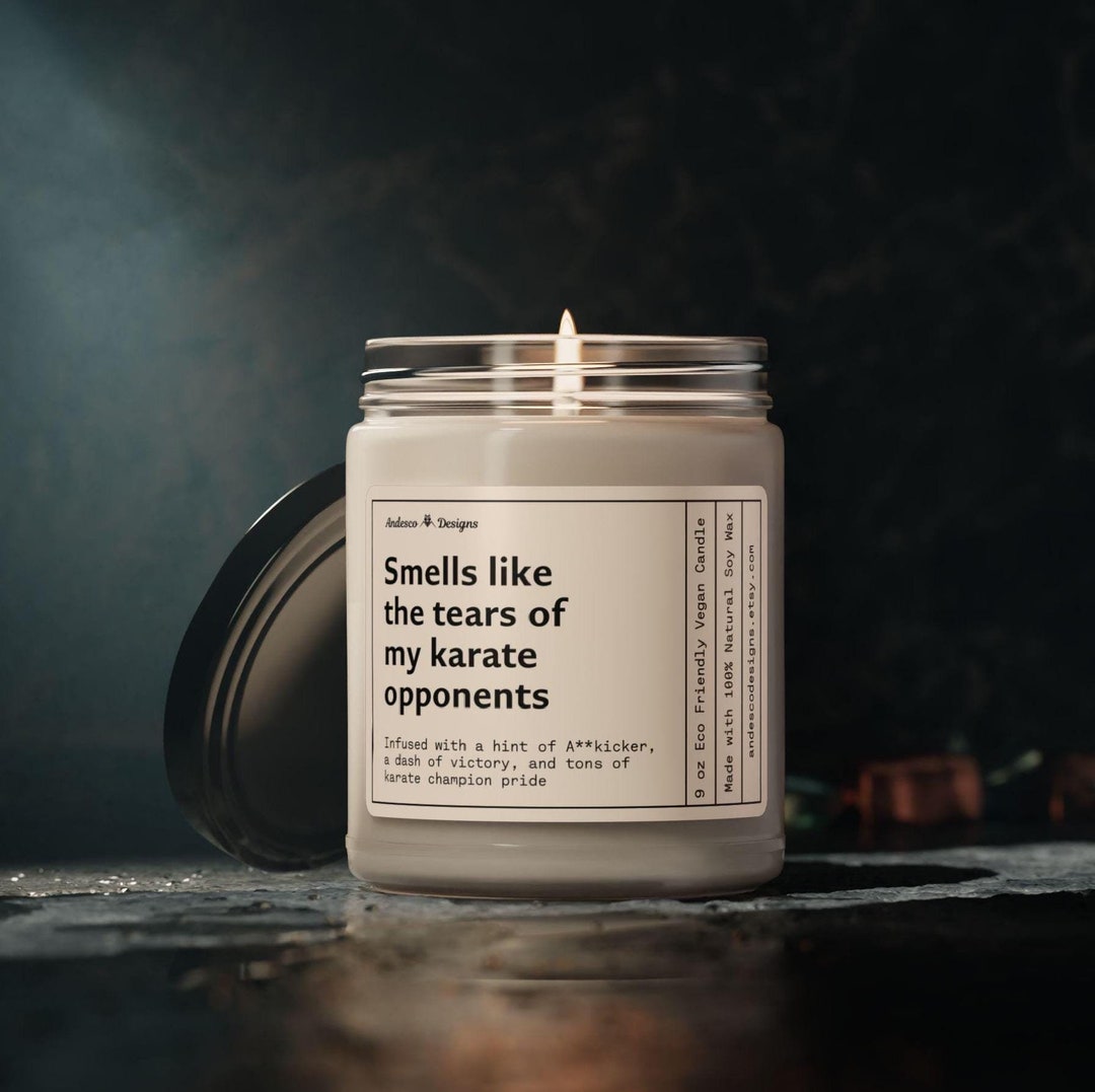 Personalized Karate Candle Gift for Karate Sensei Gift for Karate ...