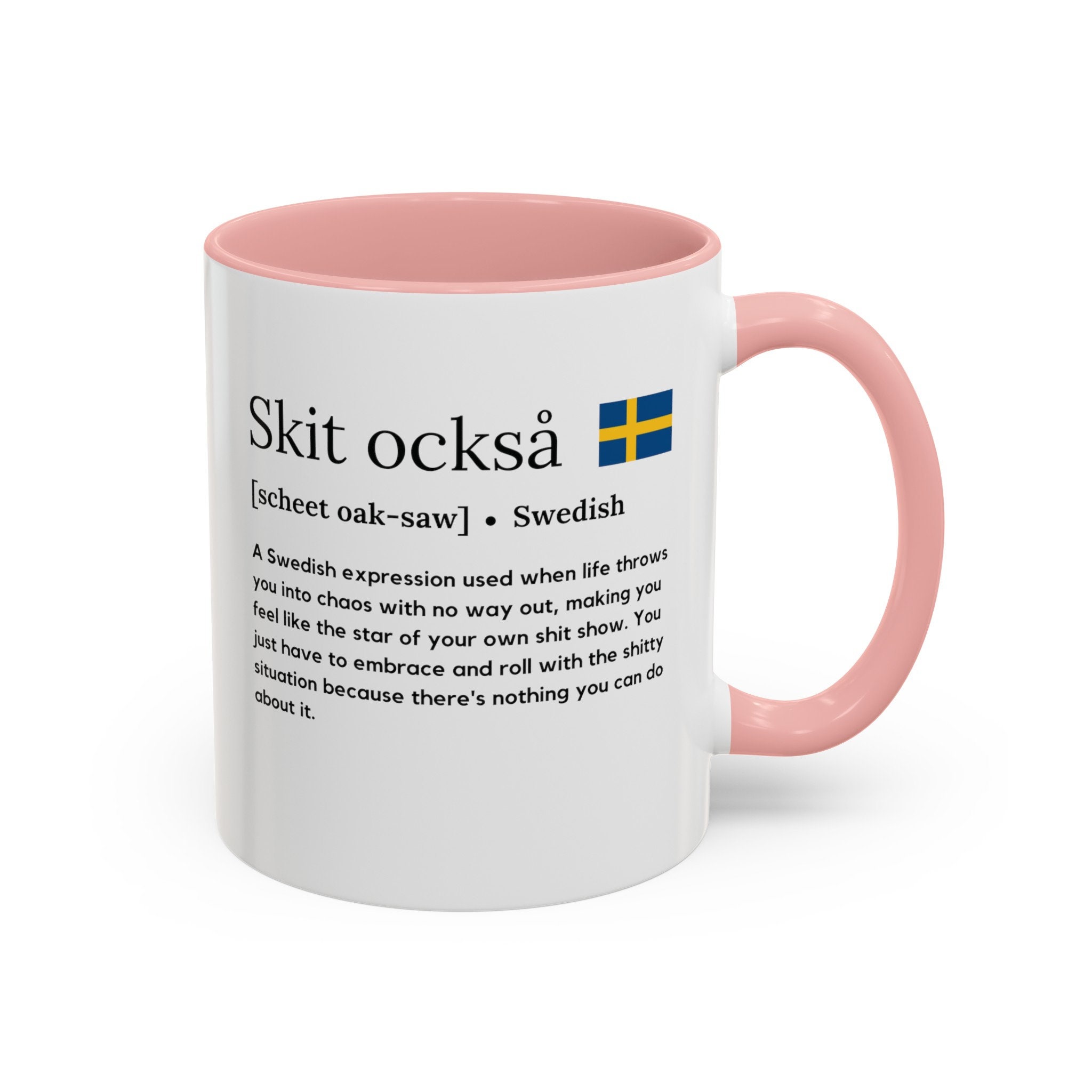 Swedish Gift Funny Svensk Mug Sweden Gifts Sweden Mug Skit Också Mug ...