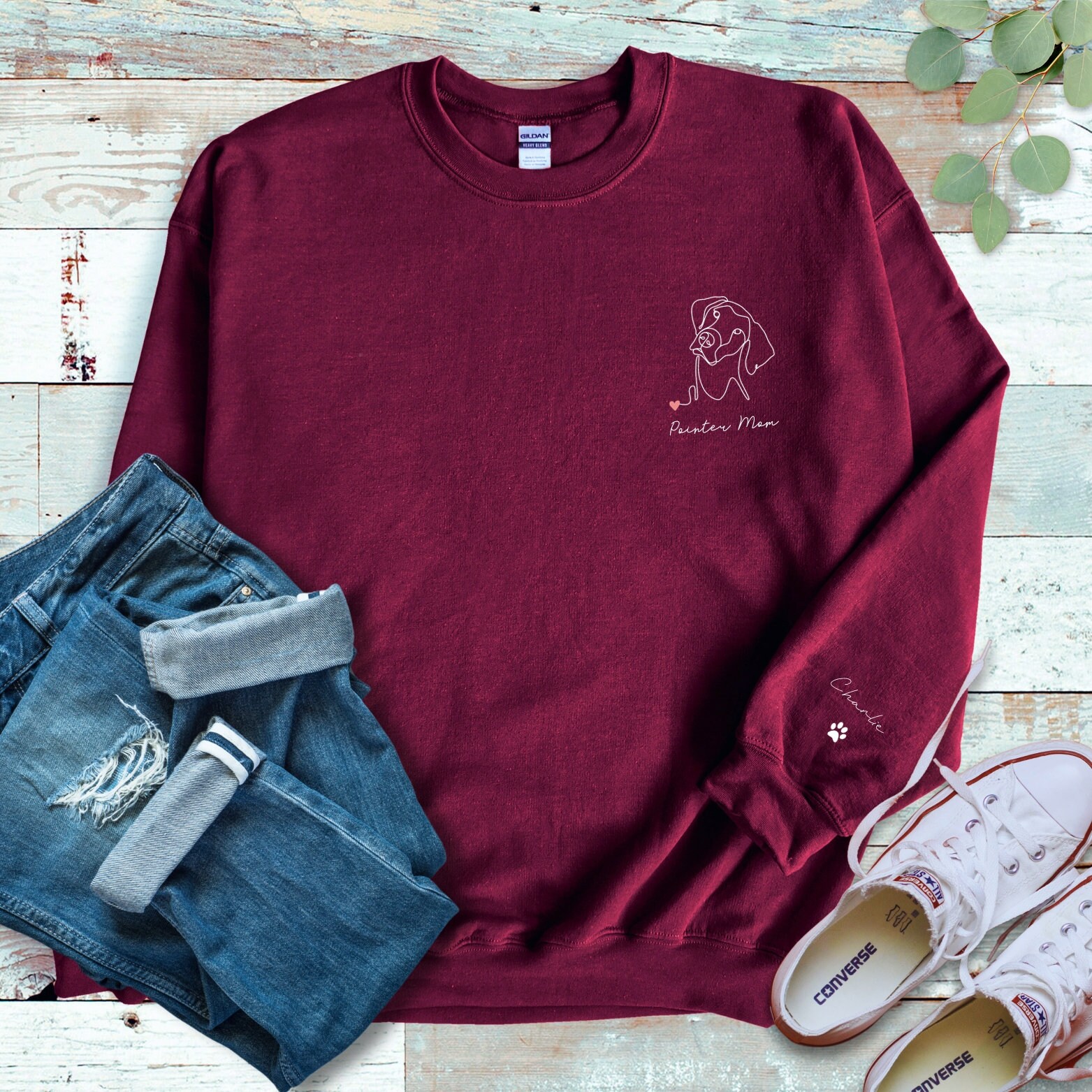 Personalized GSP Mom Sweatshirt German Shorthair Pointer Mom Gifts GSP ...