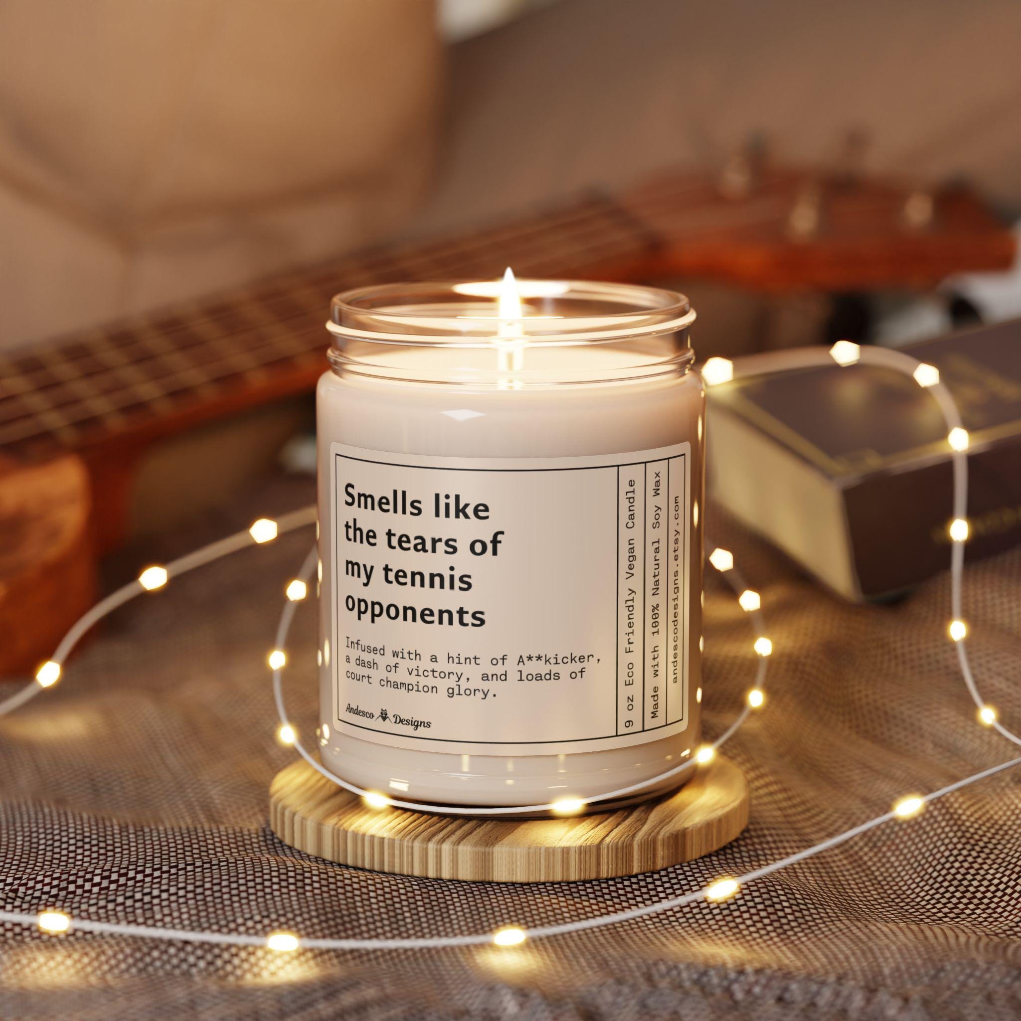 Funny Tennis Ball Candle for Tennis Players Male Female Tennis ...