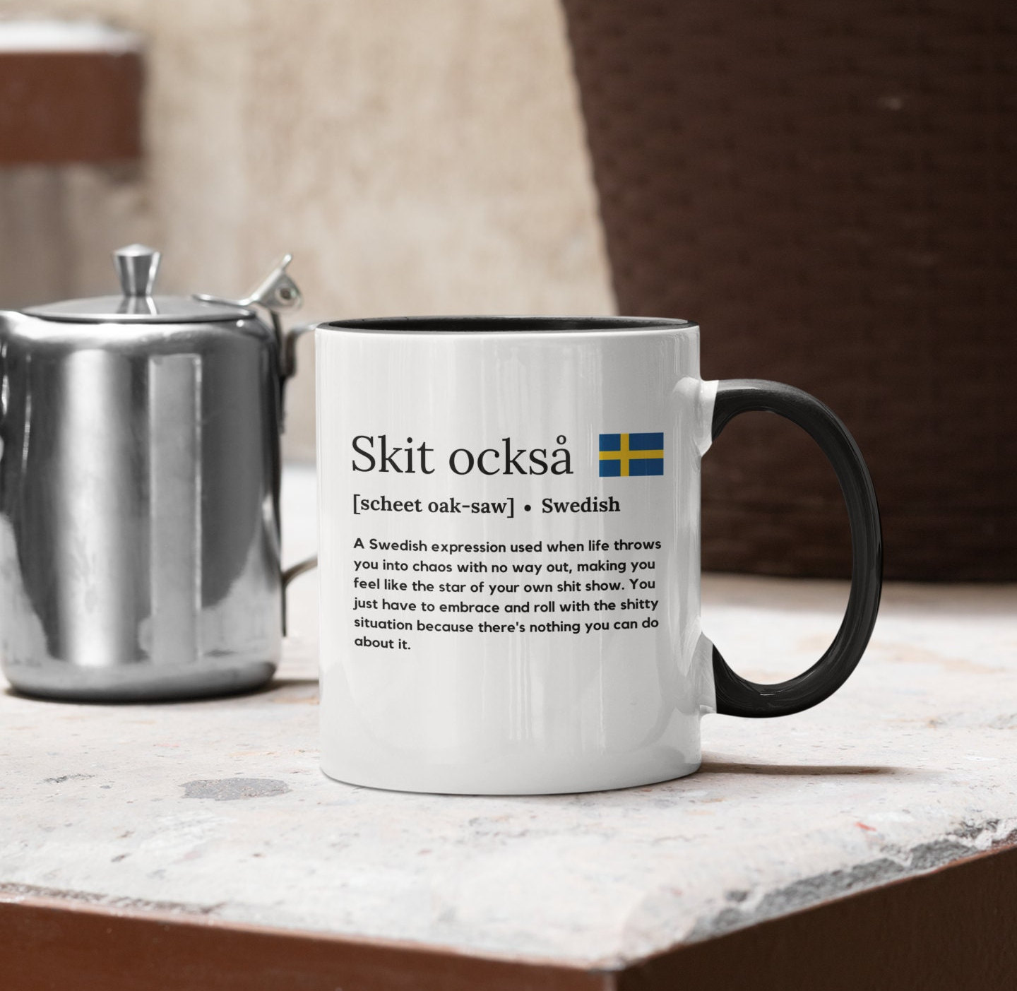 Swedish Gift Funny Svensk Mug Sweden Gifts Sweden Mug Skit Också Mug ...