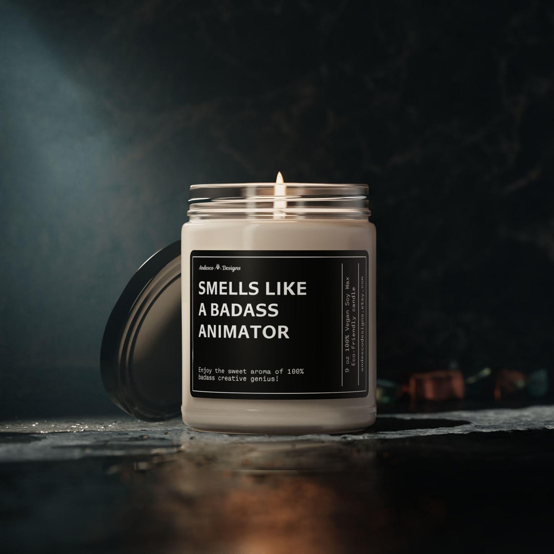 Personalized Funny Animator Candle for Animator Gift for Men Women Gift ...