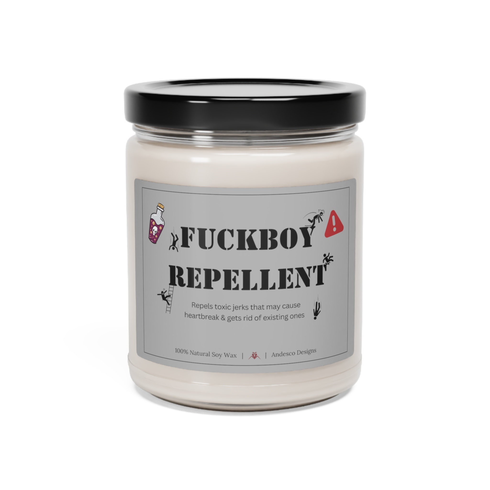 Fuckboy Repellent Candle Say Goodbye to Heartbreak College Gag Gift ...