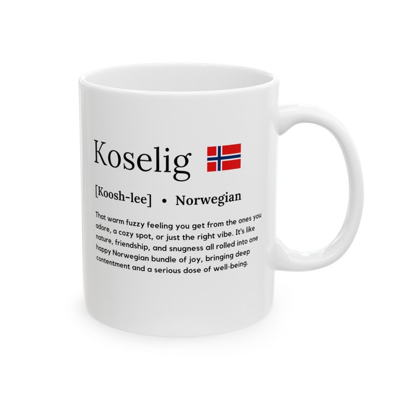 Koselig Mug Norge Gift for Norwegian Gifts Scandinavian Mug Koselig ...