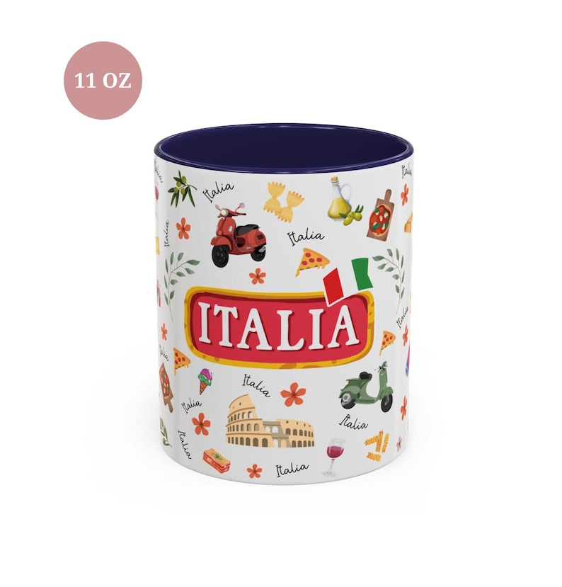 Italia Mug Italia Mug Italy Coffee Mug Italy Flag Mug Italy Traveller ...