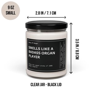 Personalized Organ Player Candle Funny Organ Player Gifts for Organ ...