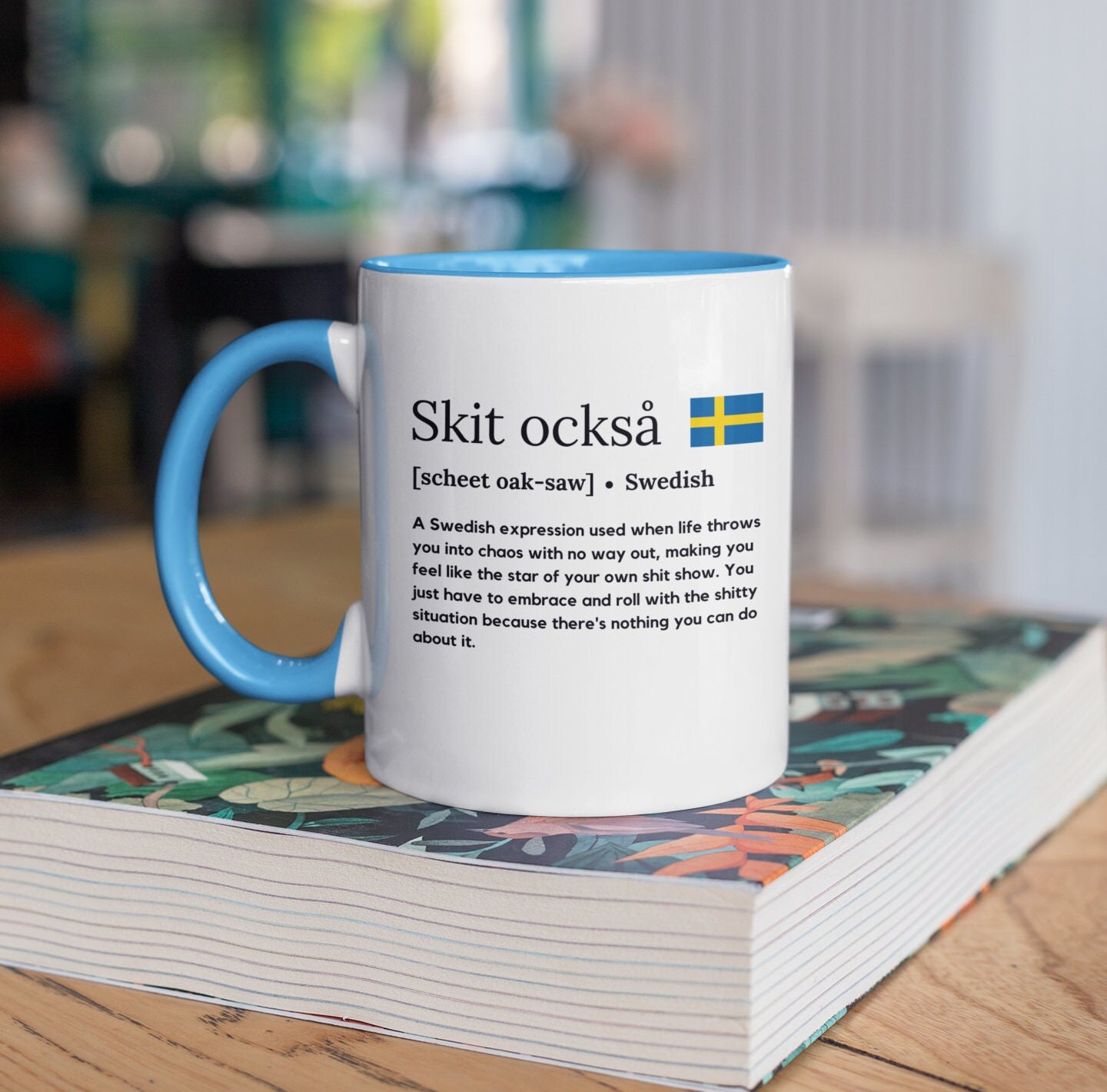 Swedish Gift Funny Svensk Mug Sweden Gifts Sweden Mug Skit Också Mug ...