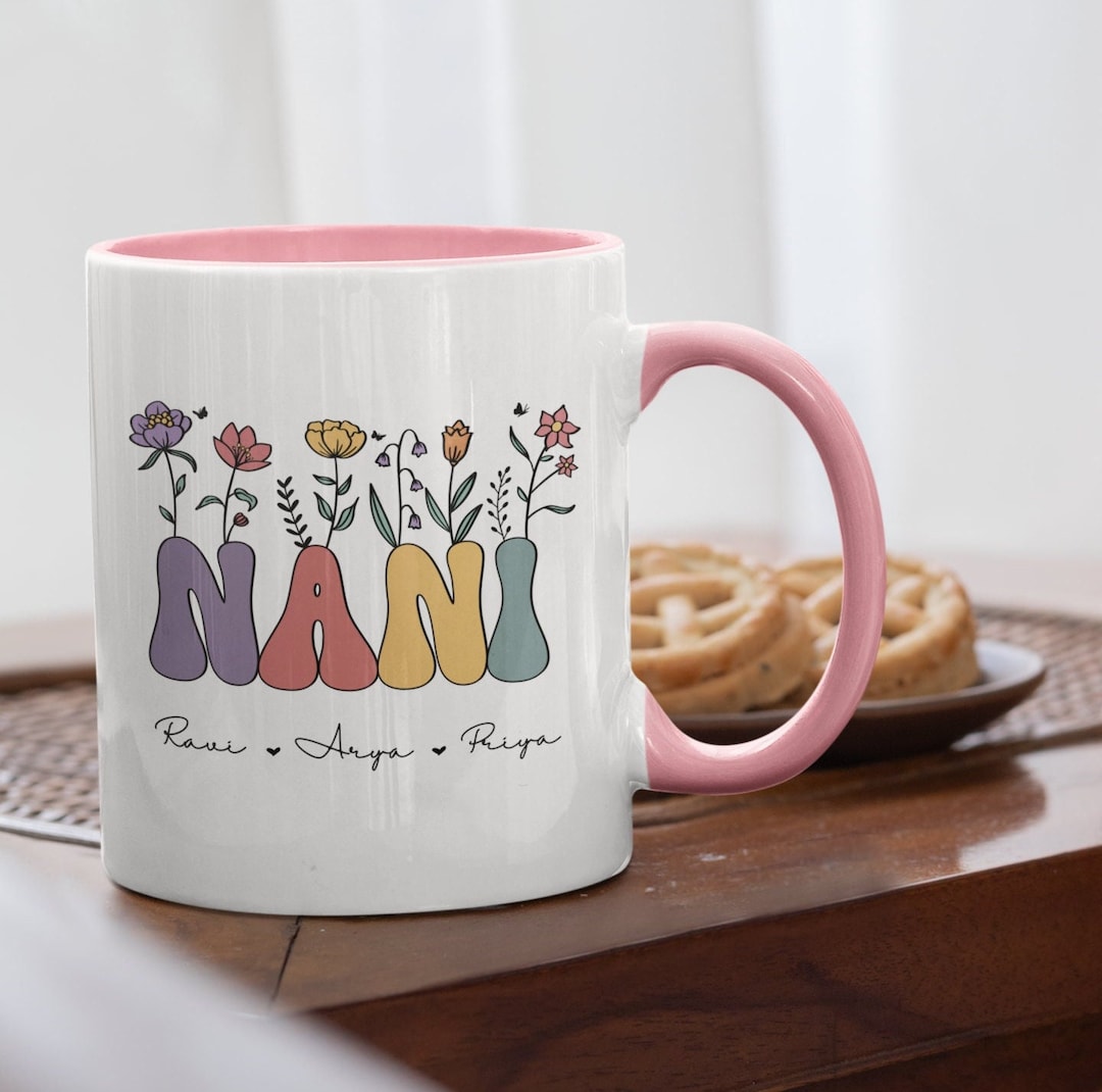 Personalized Nani Mug Custom Nani Gifts for Indian Grandma Gift for ...