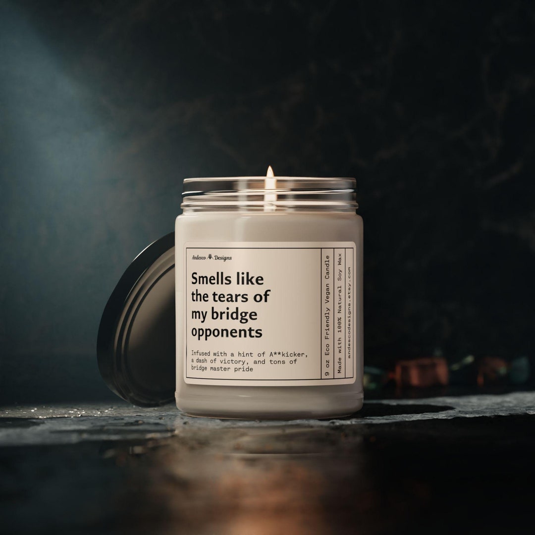 Funny Bridge Game Candle Gift for Bridge Player Gifts Bridge Game Gifts ...